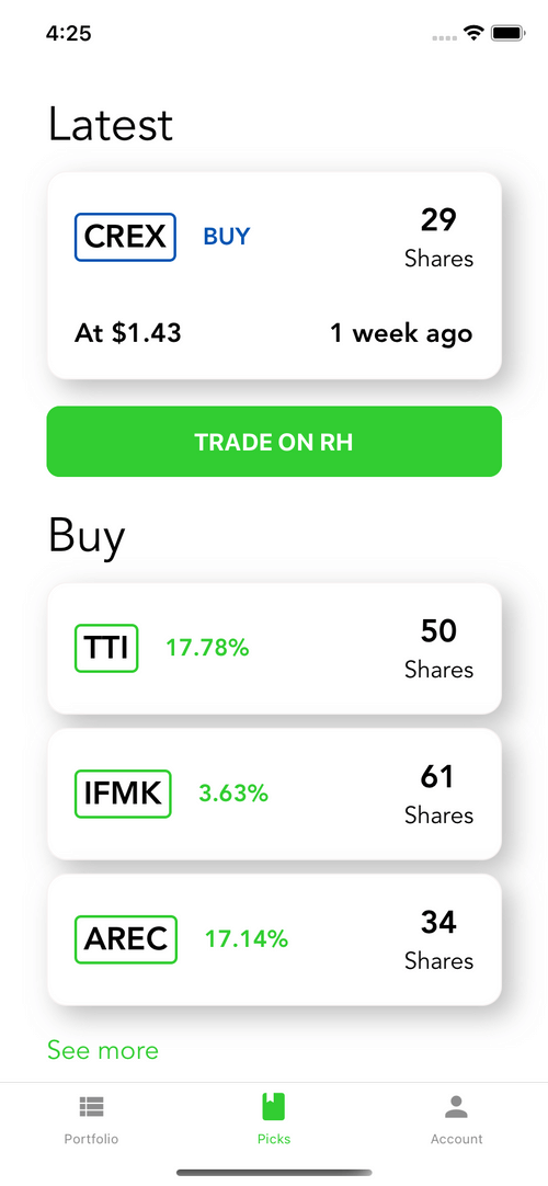 Candlestick- AI Powered stock Picks.